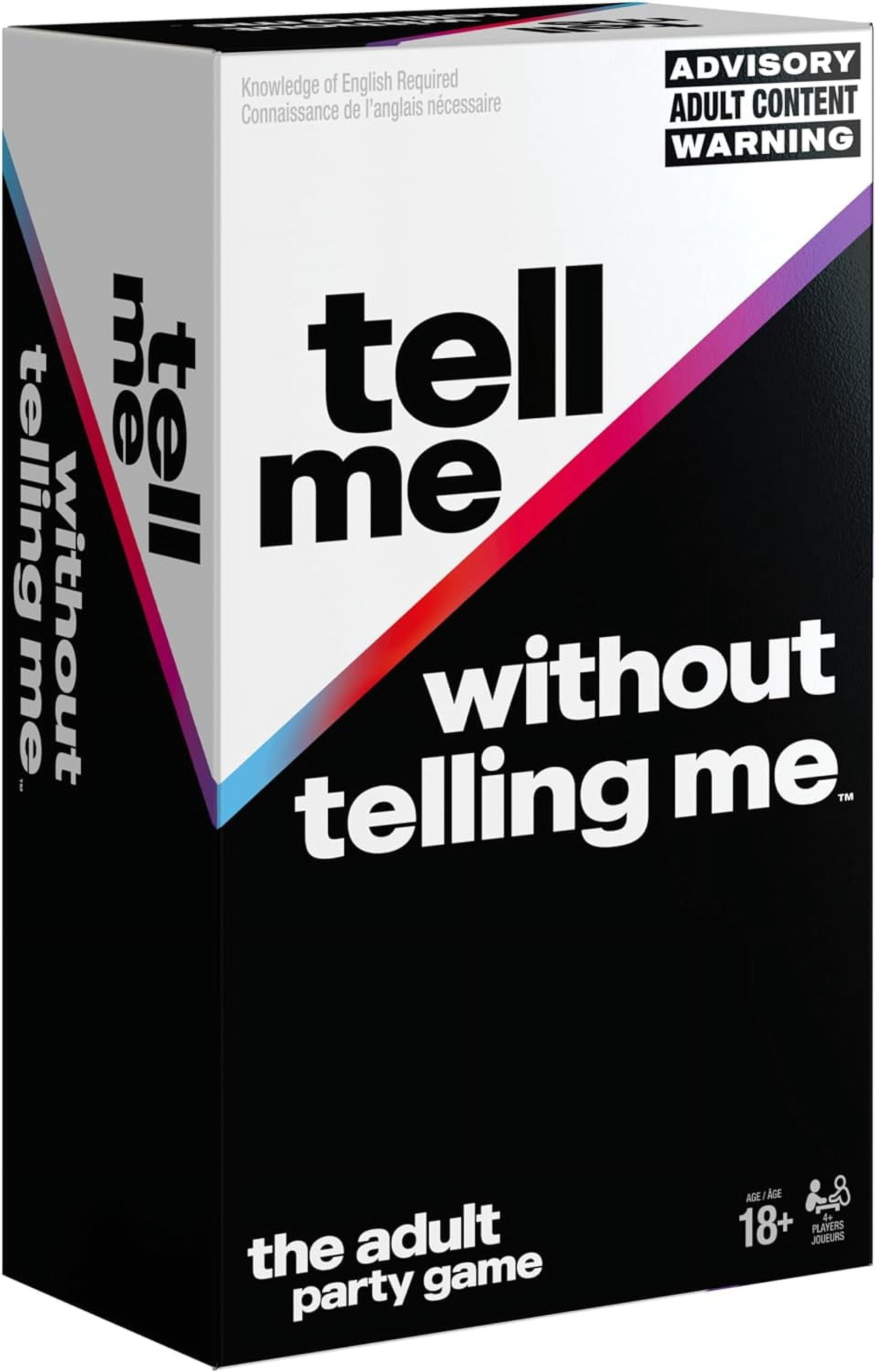 , Tell Me Without Telling Me, The Viral Hit Adult Card Game ...