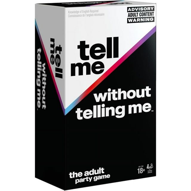 , Tell Me Without Telling Me, The Viral Hit Adult Card Game ...