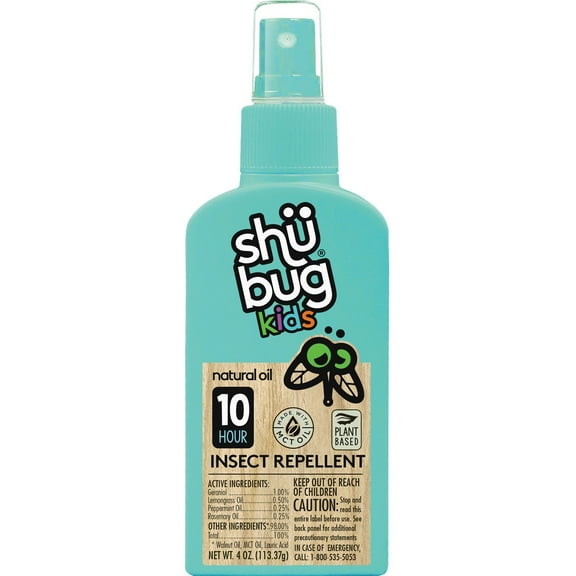 Shubug Kids Natural Insect Repellent, 100% Natural Oil, Daily Mosquito ...