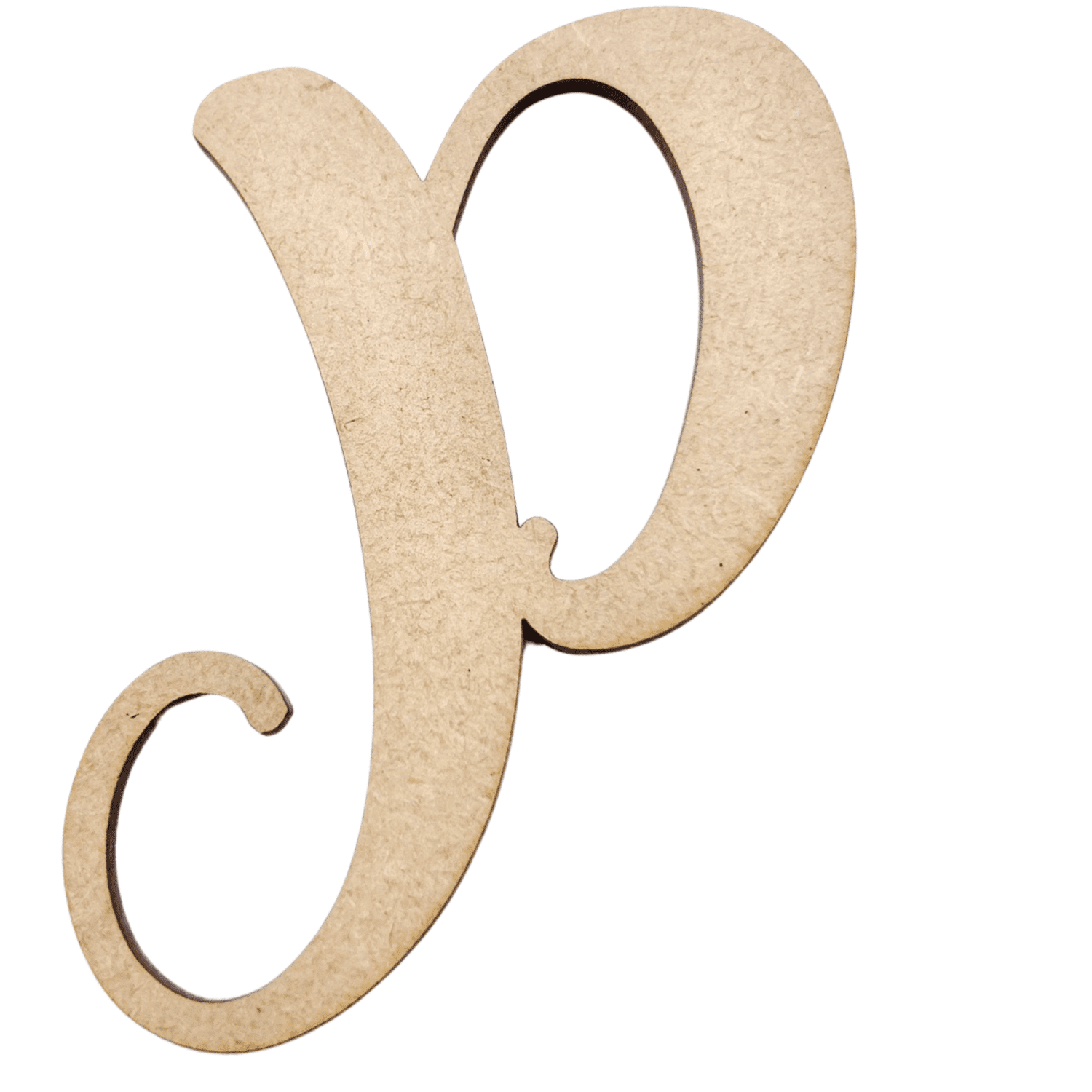 4" Tall MDF Wood Letter P | 1/4" Thick | Wood Craft Letters | Starfish ...