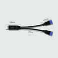 2Port USB Splitter Cable Double USB Female to Male Adapter for Charging ...