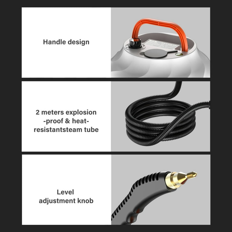 Car Steam Cleaner Versora Pro 2500W Steam Cleaner - High-Temp Portable ...