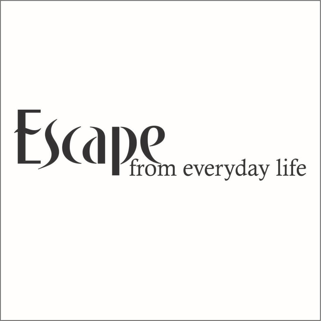 Escape From Everyday Life Vinyl Decal - Large - Walmart.com