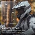 FODSPORT 2 pack FX-S Motorcycle Bluetooth Headset Two-way communication ...