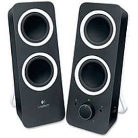 Logitech S120 Desktop Speaker System, Black - Walmart.com