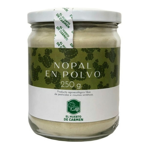 Nopal En Polvo Agroecológico Orgánico 250g Huerto De Carmen Huerto de ...