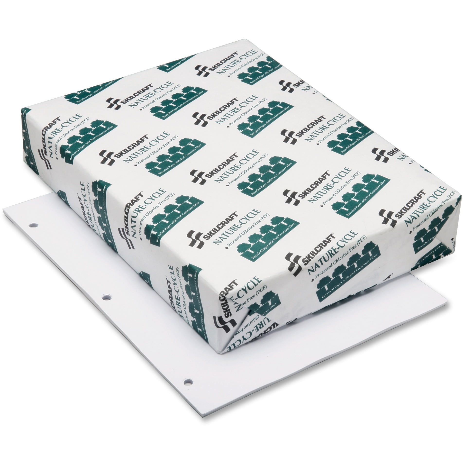 SKILCRAFT NSN0338891 3 Hole Punched Multipurpose Copy Paper 5000 Box skilcraft-nsn0338891-3-hole-punched-multipurpose-copy-paper-5000-box