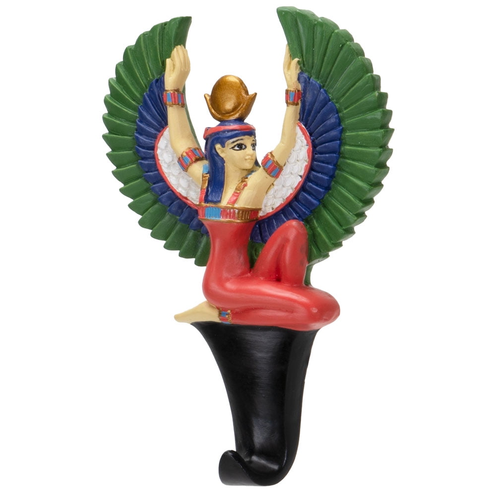 Ancient Egyptian the goddess of the moon Goddess Isis Open Wings Resin ...