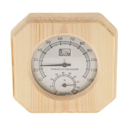 Wooden Hygrometer Indoor Tools Humidity Temperature Measuring Devices ...