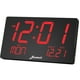 Bluetech Oversized LED Clock- Extra Large Display, Easy To Read 3 Inch ...