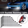 Agiufgs 2 Pack LED Daytime Running Lights, Super Bright White High ...