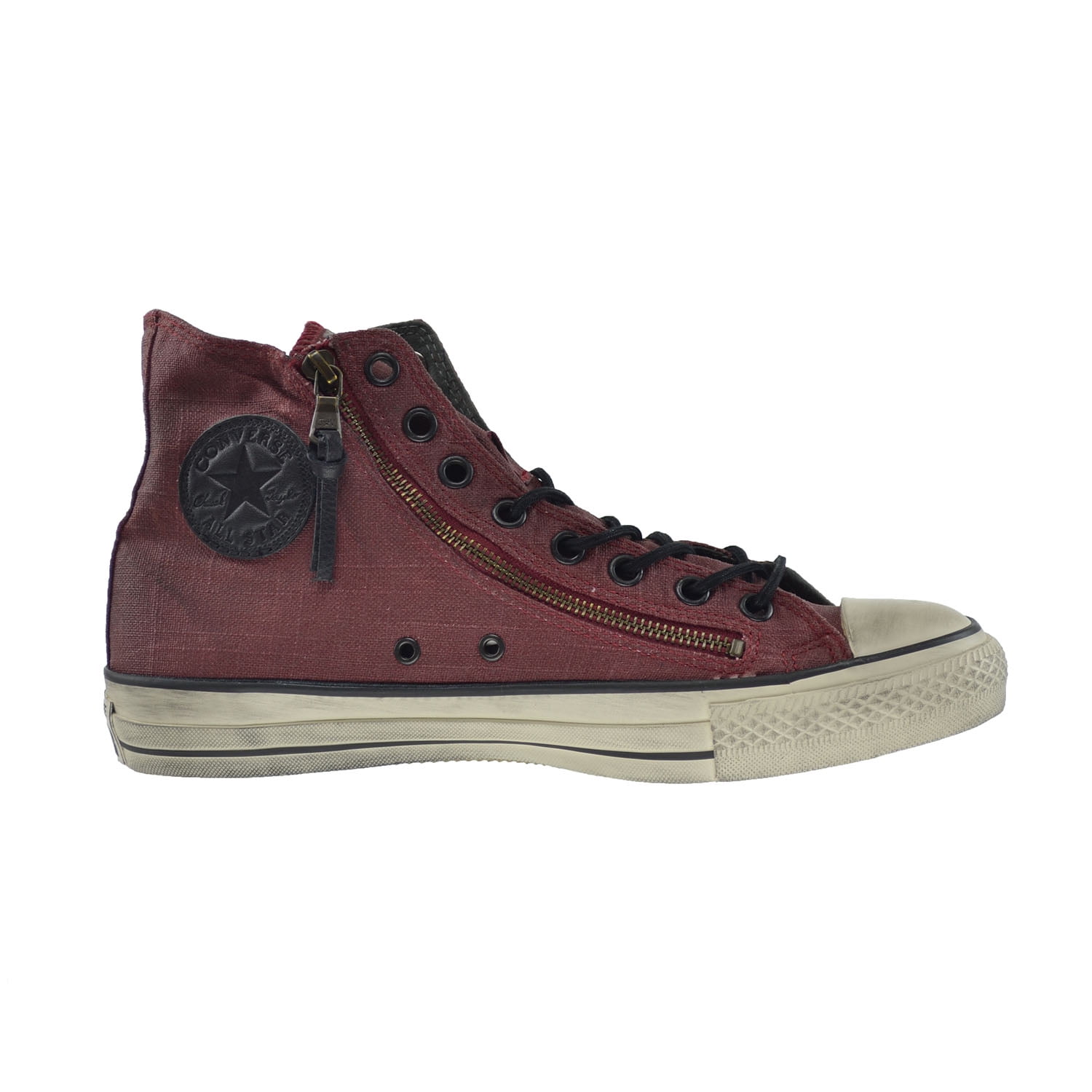 Converse Chuck Taylor All Star Double Zip High Men's Shoes Oxblood/Belu ...