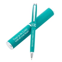 Christian Art Gifts I Know the Plans Blue Stylish Classic Ballpoint Pen ...