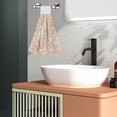2pcs Hanging Coral Velvet Hand Towel Is Light Breathable And Absorptive ...
