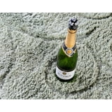 Rugs.com Botanical Shag Collection Rug – 6 Ft Runner Green Shag Rug ...