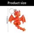 Artistic 3D Printed Western Dragon Keychain Designed For Creativity And ...