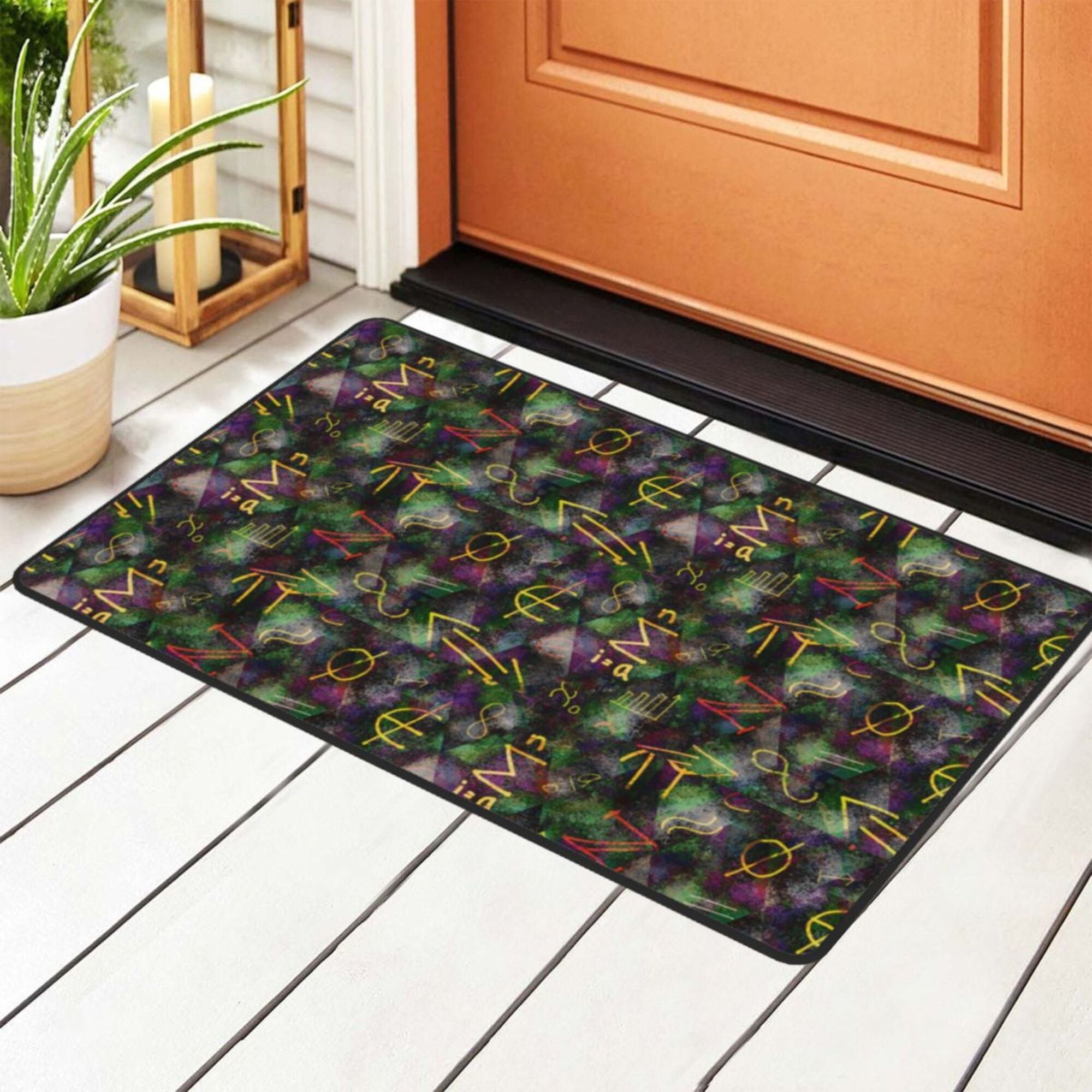 ZICANCN Mathematical Symbols Area Rugs Doormat , Facecloth Non-Slip ...