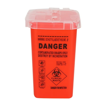 Needle Container Waste Box Portable Needle Waste Box Plastic Disposable ...