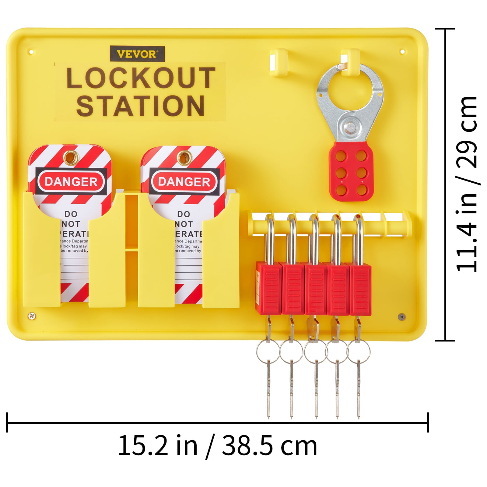 Buy VEVOR 26 pcs Lockout Tagout Kits, Electrical Safety Loto Kit ...