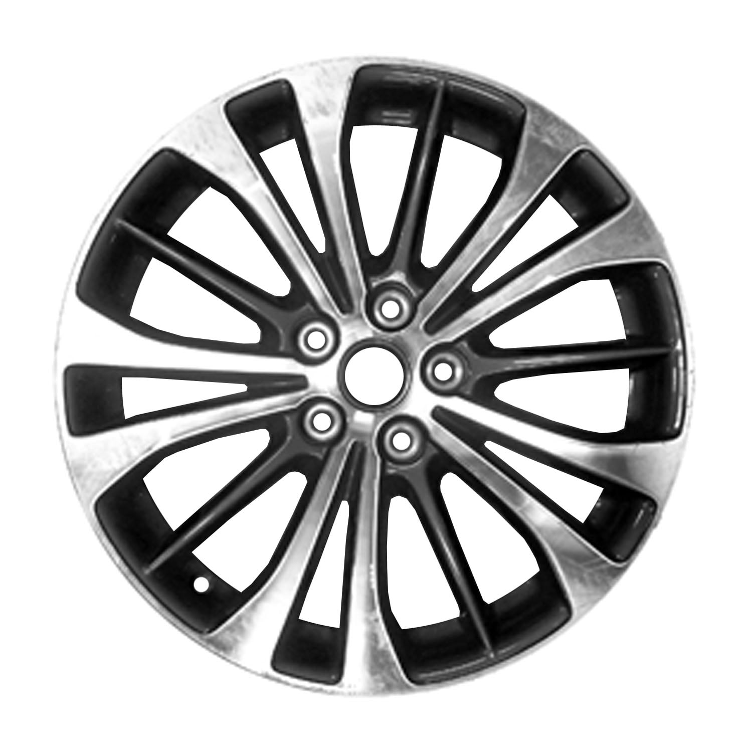Remanufactured Machined and Painted Medium Charcoal Aluminum Wheel 18 x ...