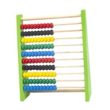 Colorful Abacus Beads Counting Toy 10 Rows Abacus Learn Math, with 100 ...