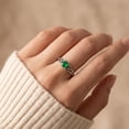 2wist Designs 925 Sterling Silver Round Emerald Celtic Knot Solitaire ...