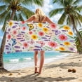 Butterfly printed beach towels, seaside and pool equipment, suitable ...