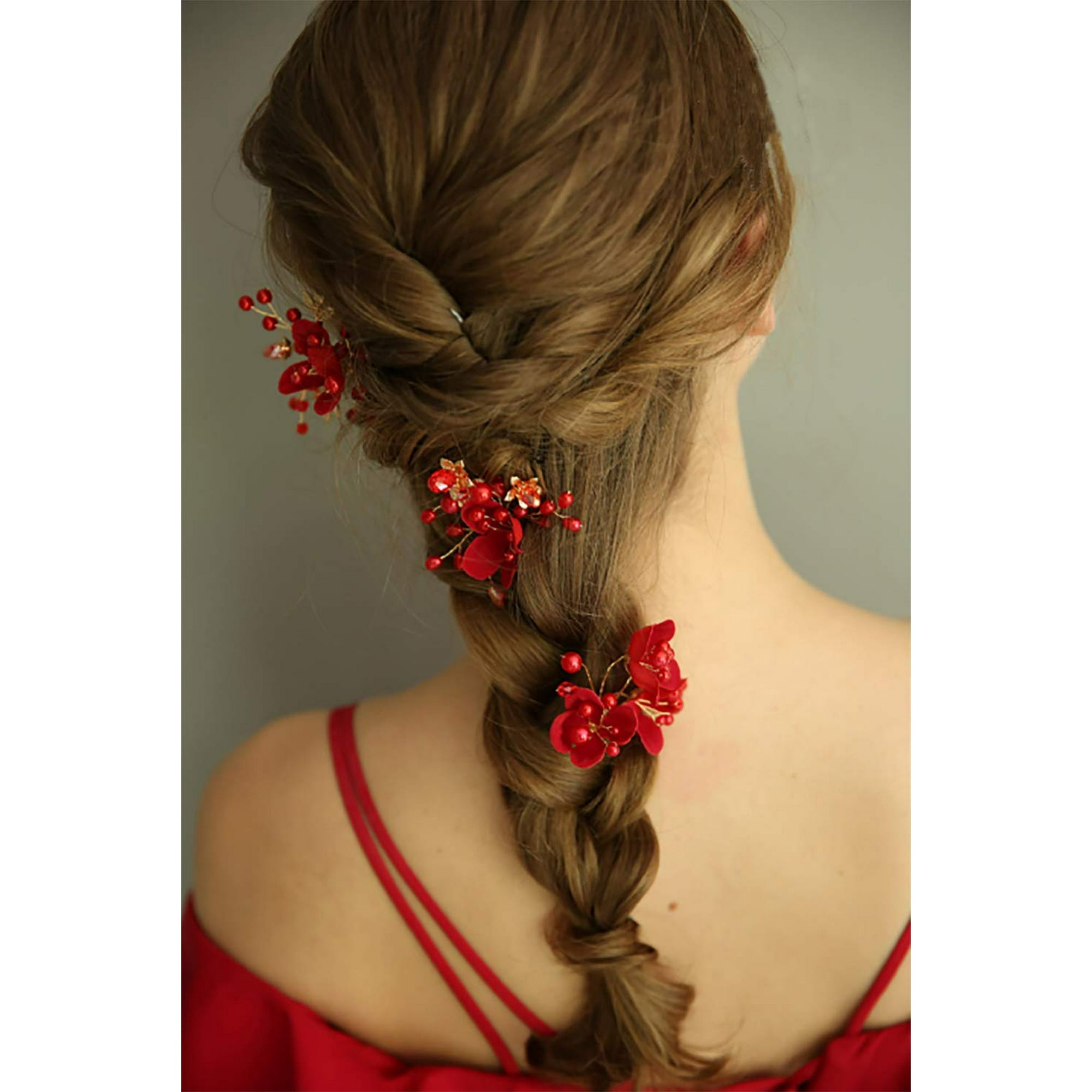 Red flower accessories store