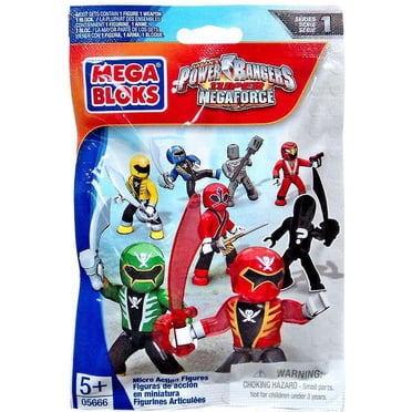 Mega Construx Power Rangers Mystery Figure Blind Pack (Styles May Vary ...