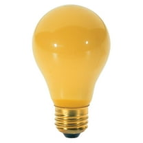 Satco 100W Yellow Bug Light Bulb, A19 E26, Pack of 24 - Walmart.com