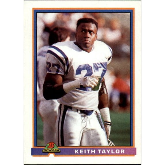 1991 Bowman #204 Keith Taylor NFL Football Trading Card - Walmart.com