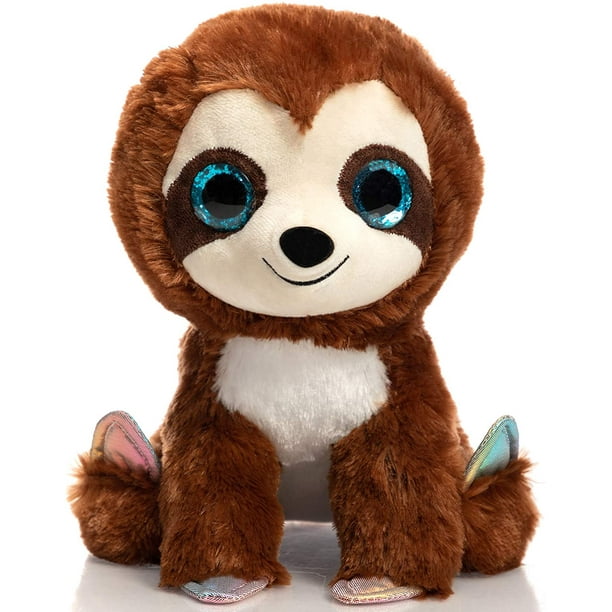 Plush Sloth Stuffed Animal Cute Stuffed Sloth with Glitter?Eyes ...