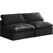 Mid Century Style Microfiber Velvet Futon Sectional, Purple - Walmart.com