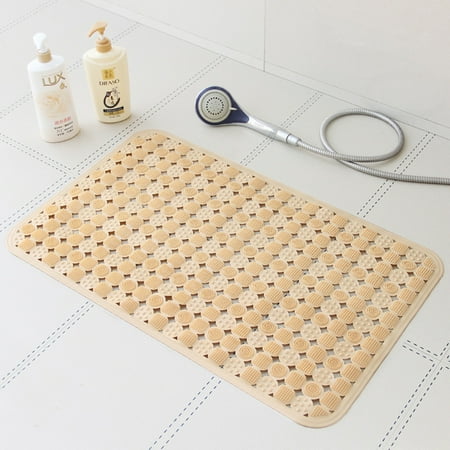 Strong Suction Bathroom Mat Anti Slip Bath Shower Mat Massage Particles ...