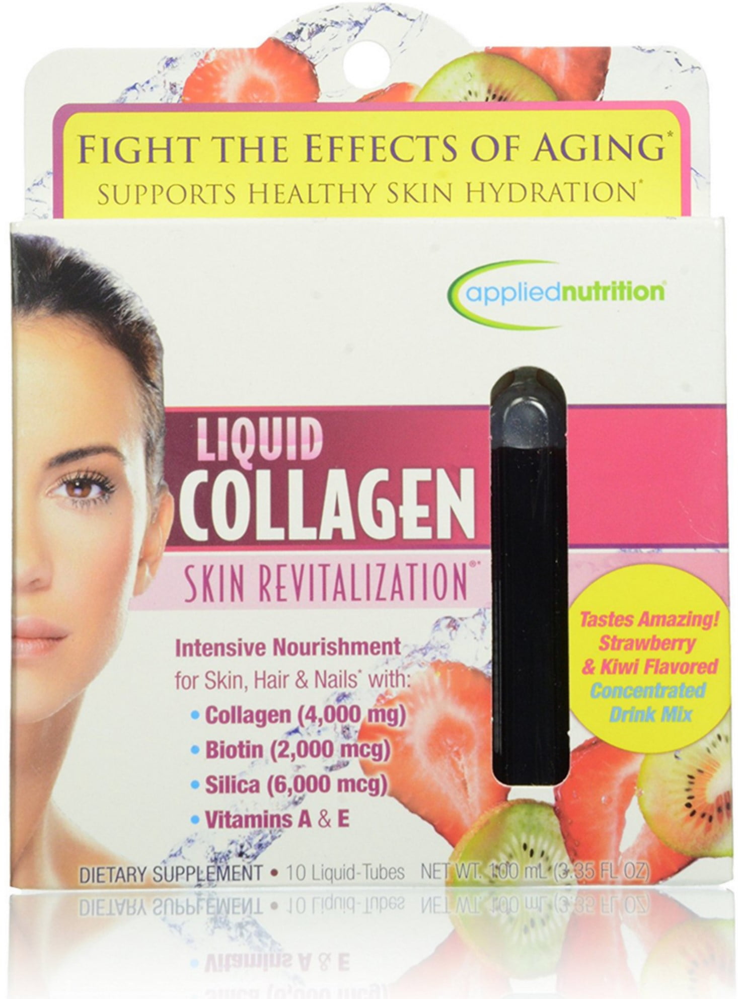 Applied Nutrition Liquid Collagen Skin Revitalization, Strawberry ...