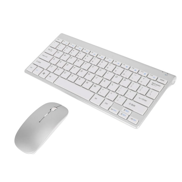 Keyboard Mouse Combo, 2.4 Ghz Cordless Silent Key Mouse Set, Ultra Thin ...