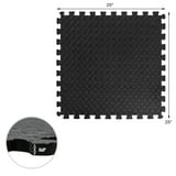 Costway 12 Tiles 1/2'' Gym Workout Indoor Room Puzzle Floor Exercise ...