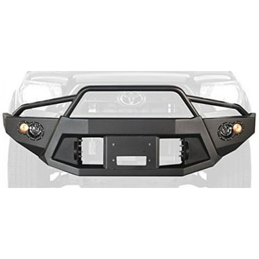 Fab Fours GR2900-1 Grumper Grill/Front Bumper; 2 Stage Black Powder ...