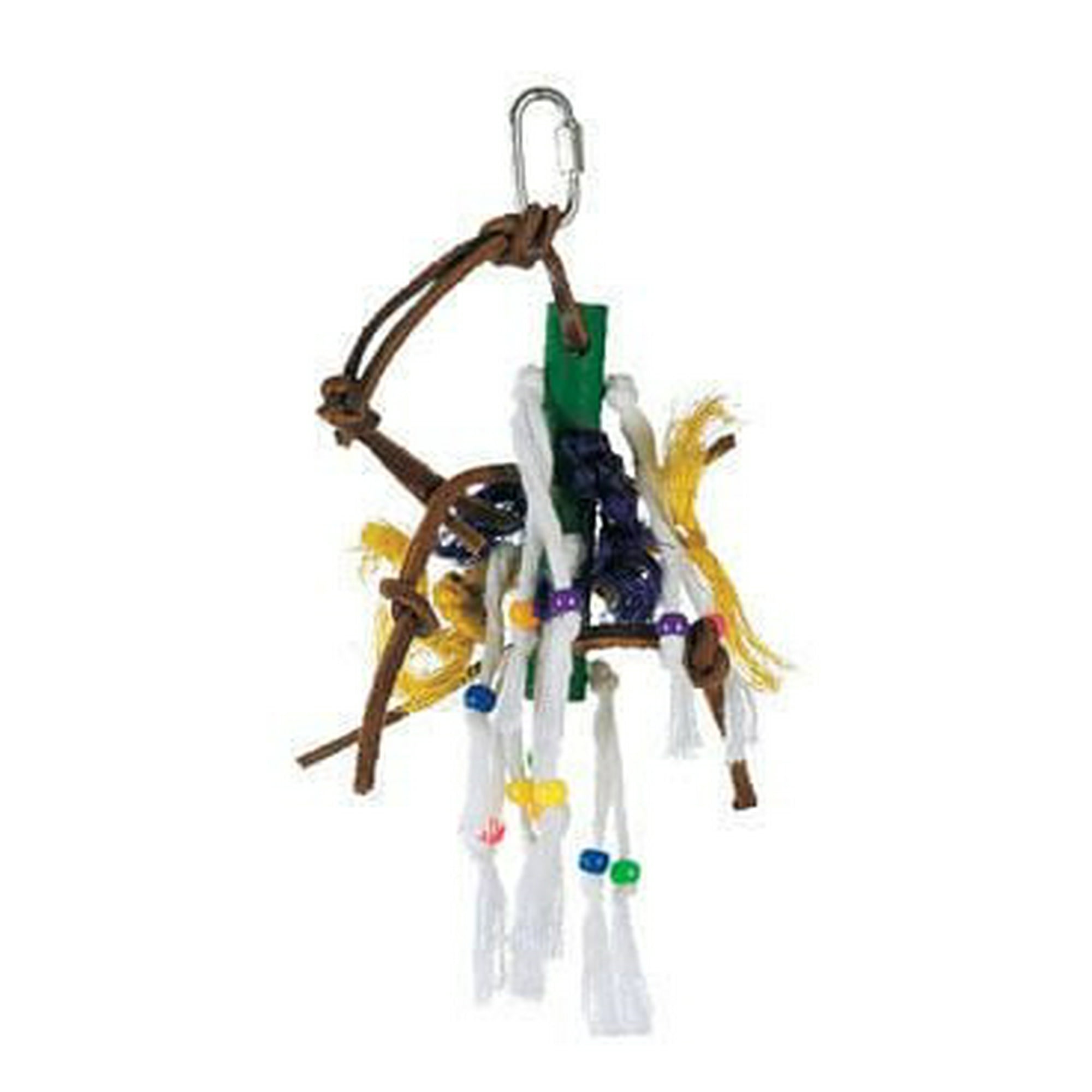 Click here for Living World Junglewood Bird Toy Wood Peg With Rop... prices