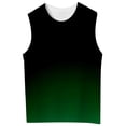 Boys Athletic Tank Tops Gradient Sleeveless Tank Top Crewneck Hawaiian ...