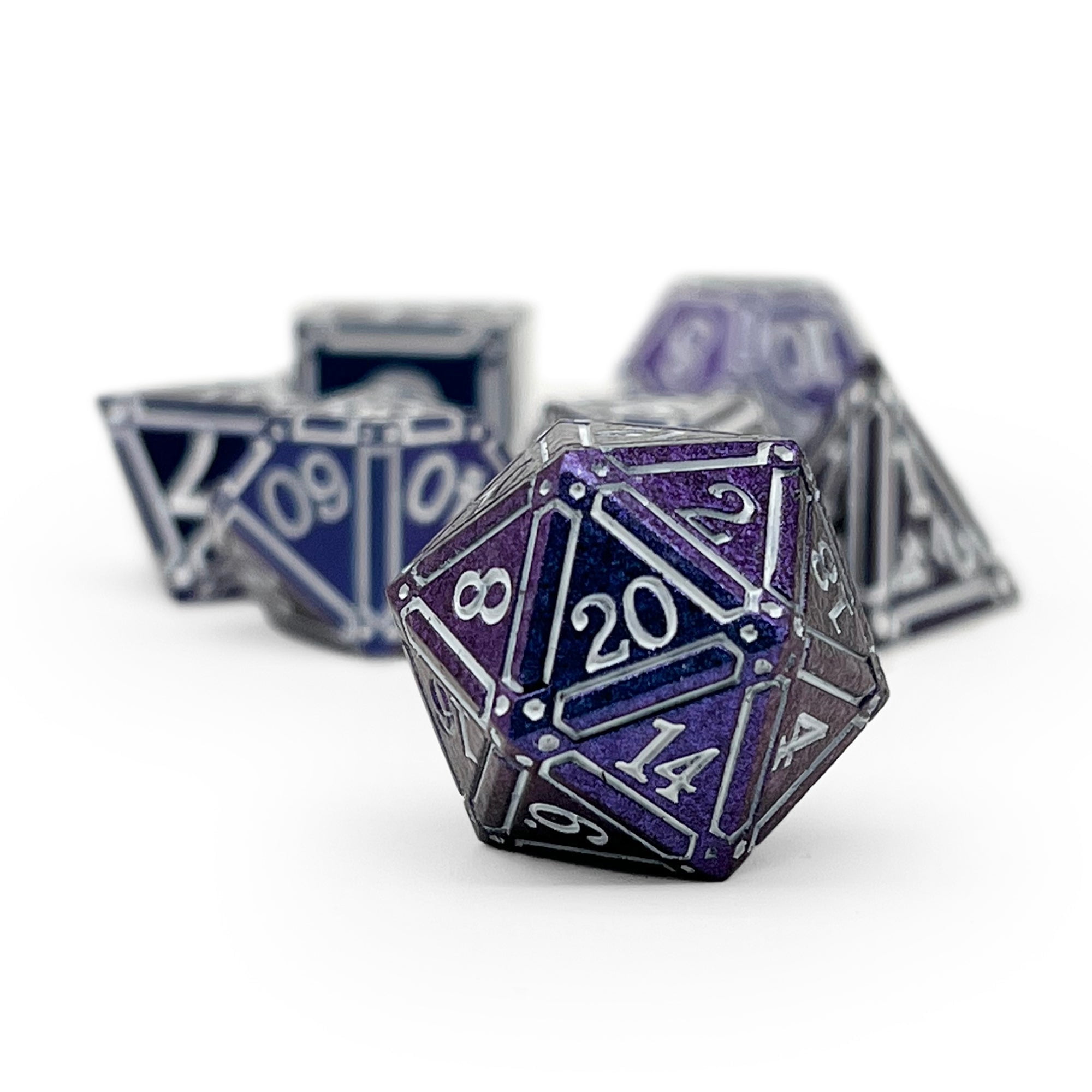 DnD Dice | Ironworks - Chalice 7 Piece RPG set Alloy Dice | Norse ...