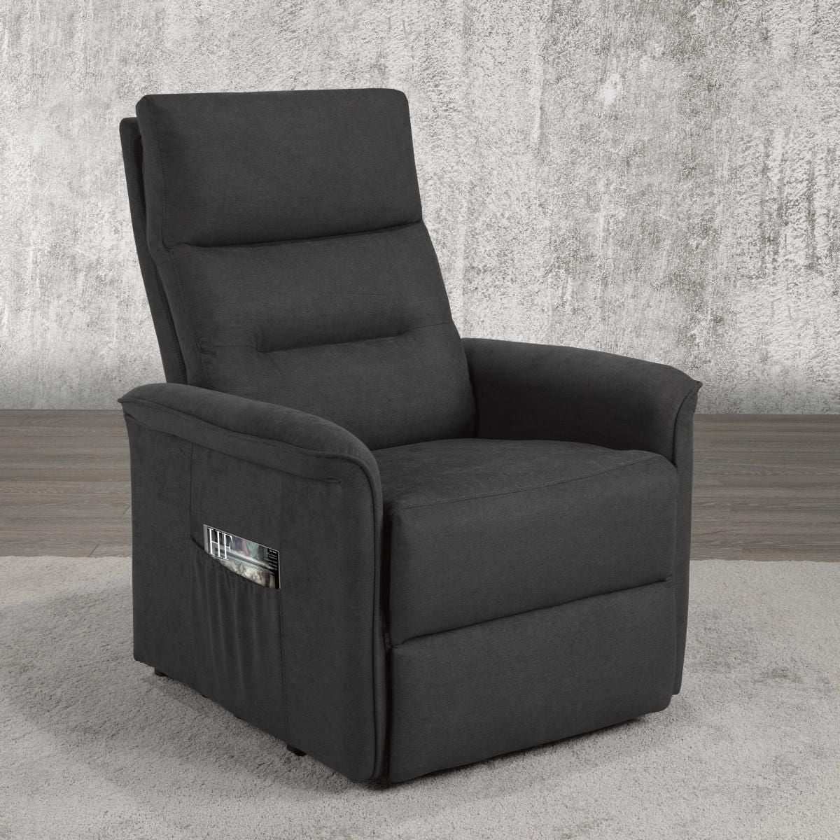 Click here for Brassex Ariel Recliner Lift Chair  Dark Grey prices