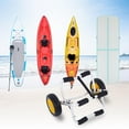 SamyoHome Heavy Duty Kayak Cart, Universal Kayak Carrier Trolley ...