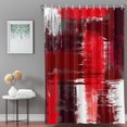 Bathroom Shower Curtain Abstract Color Block Art Waterproof Shower ...