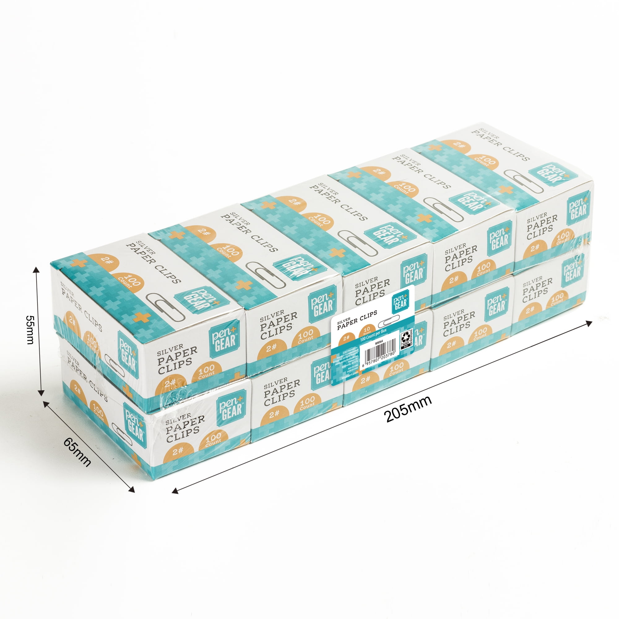 Pen+Gear Paper Clips,Silver, 1,000 Count, 28mm - Walmart.com