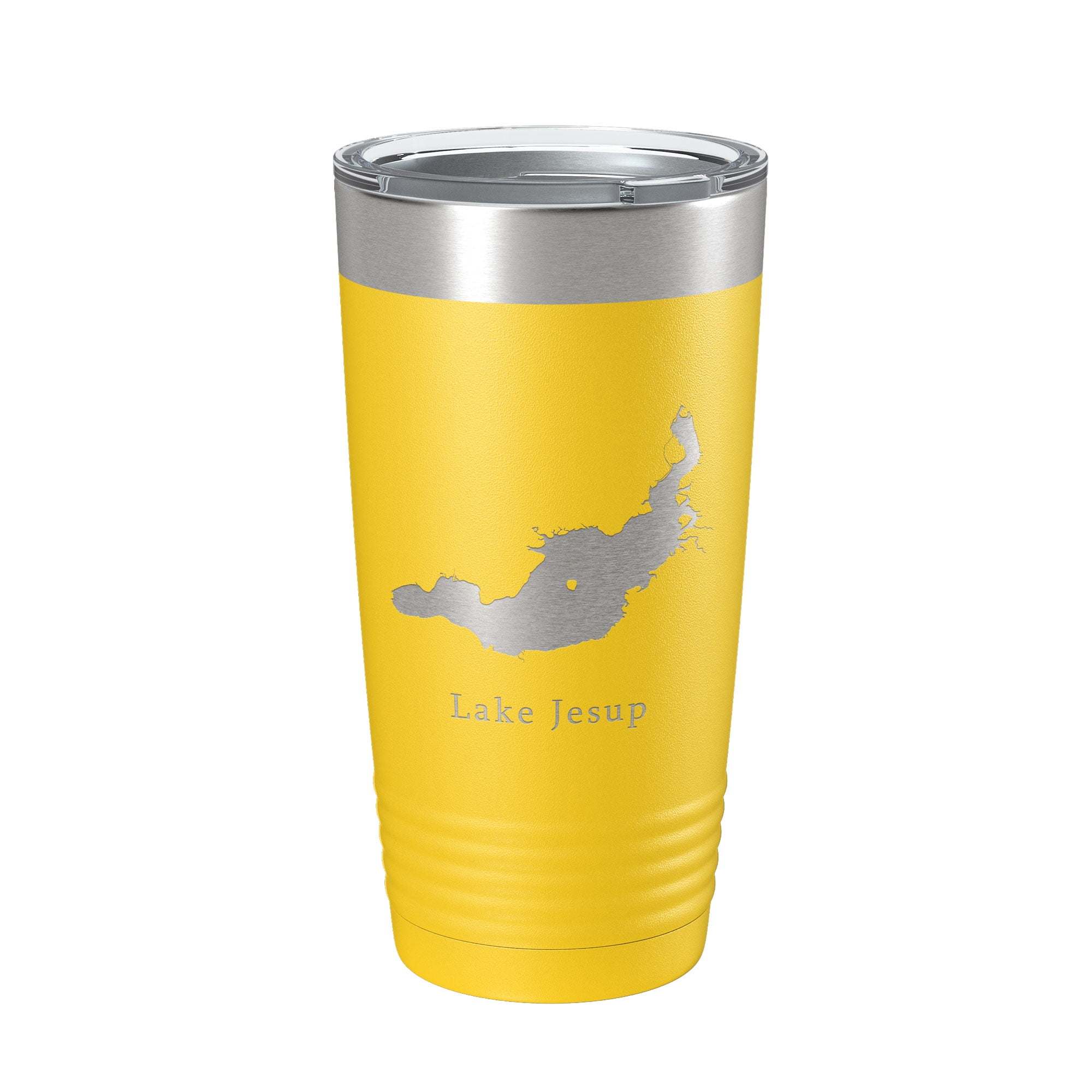 Lake Jesup Map Tumbler Travel Mug Insulated Laser Engraved Coffee Cup ...