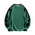 CLOISE Men's Sweatshirts without Hoods Big and Tall Lightweight Crew ...