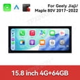 TPXINXIN 15.8 inch Android 15 Car Radio For Geely Jiaji/Maple 80v 2017-2022 HD Multimedia Video ...