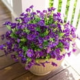 Artificial Fake Flower Plant Outdoor Spring Decoration, 12pcs ...