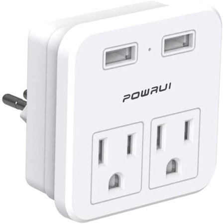 Italian, Chile, Uruguay Travel Adapter, International Power Adapter ...